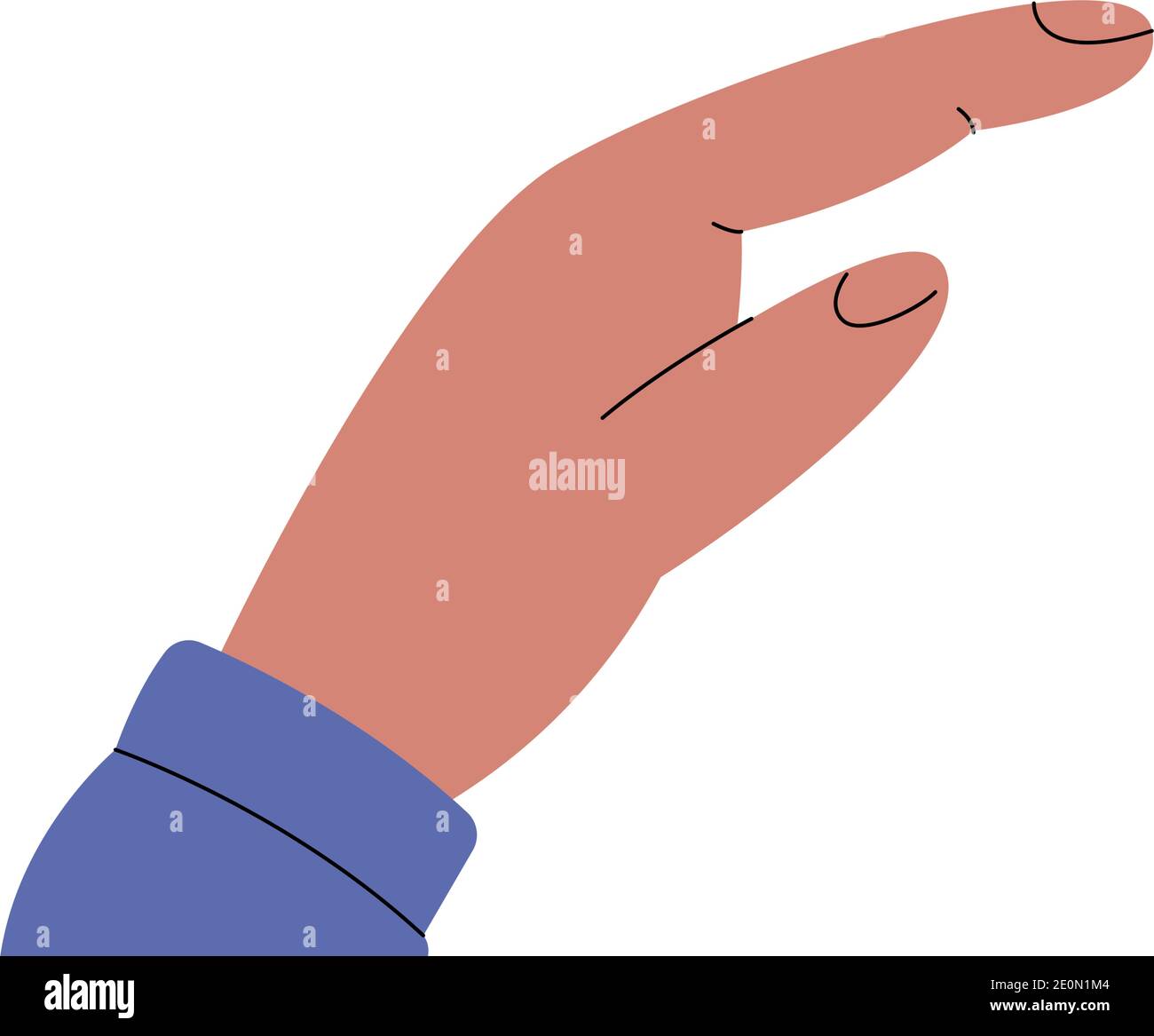 Hand icon design of People arm and finger theme Vector illustration ...