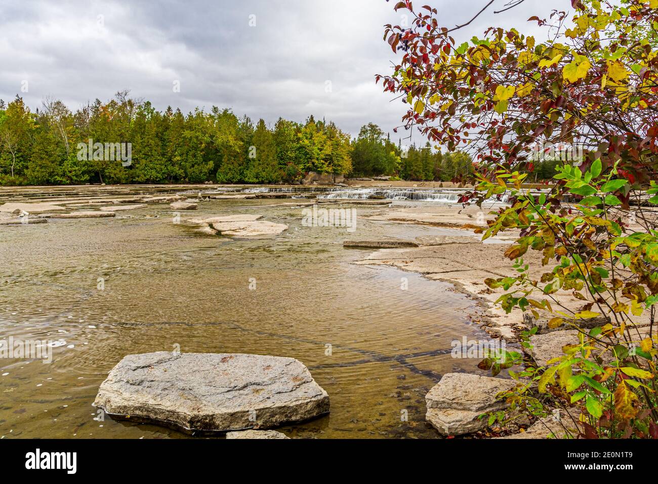 Crowe Bridge Conservation Area Northumberland Ontario Canada in autumn ...