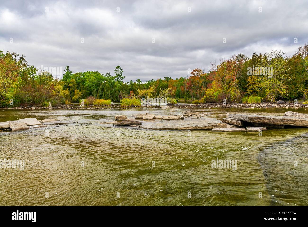 Crowe Bridge Conservation Area Northumberland Ontario Canada in autumn ...