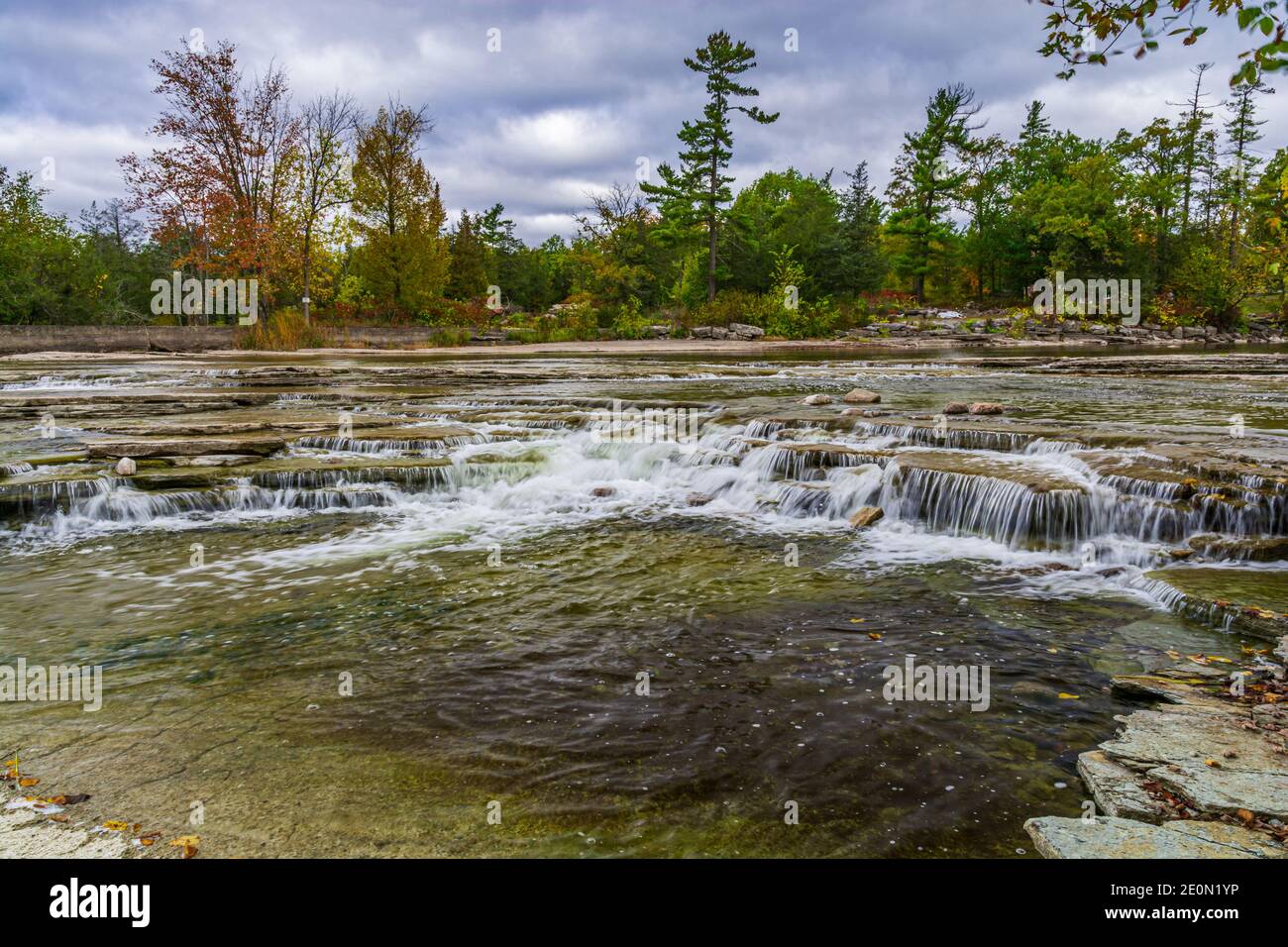 Crowe Bridge Conservation Area Northumberland Ontario Canada in autumn ...