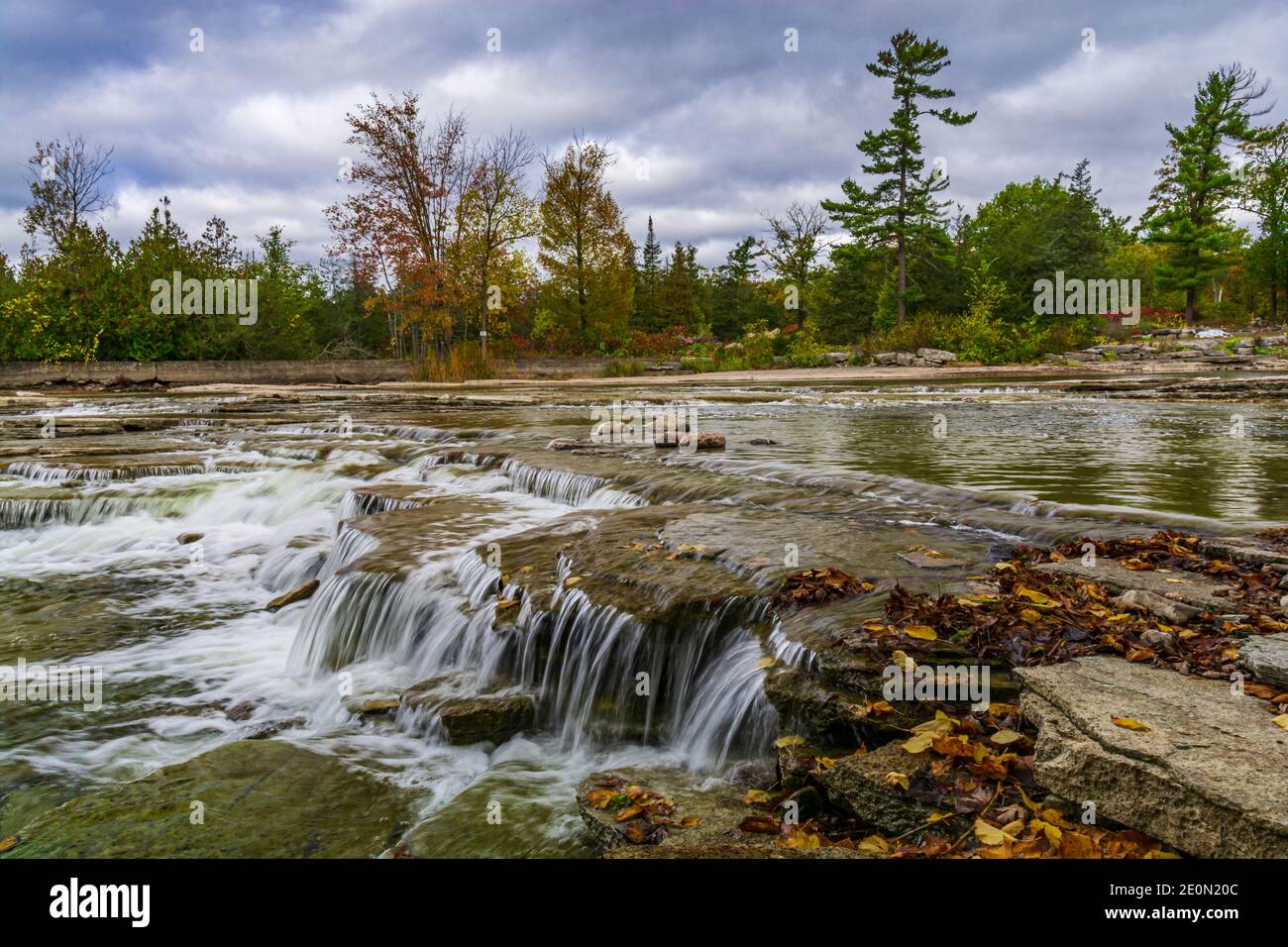 Crowe Bridge Conservation Area Northumberland Ontario Canada in autumn ...