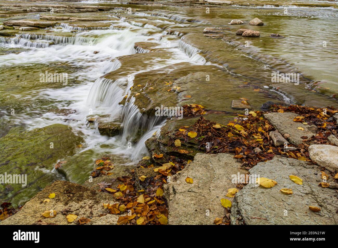 Crowe Bridge Conservation Area Northumberland Ontario Canada in autumn ...