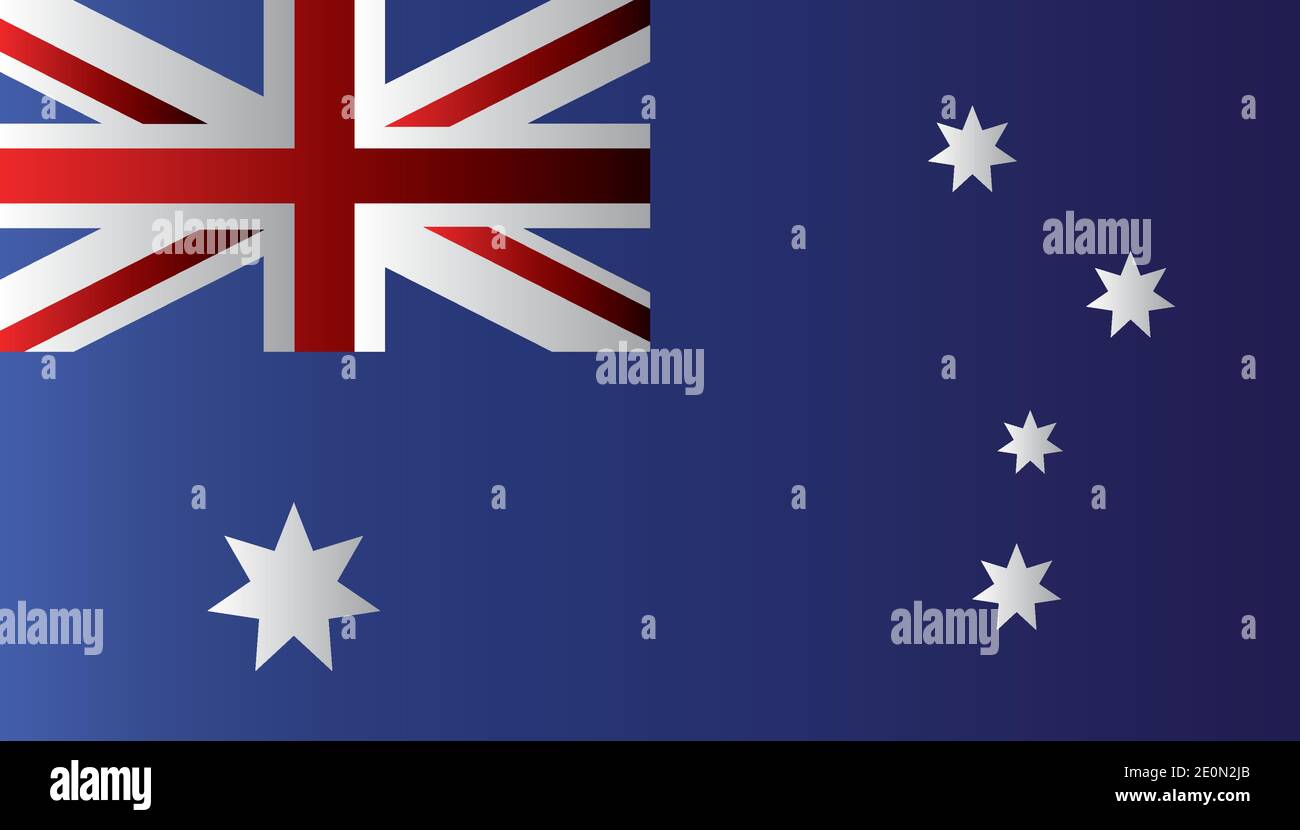 australia day, australian flag national symbol icon vector illustration ...