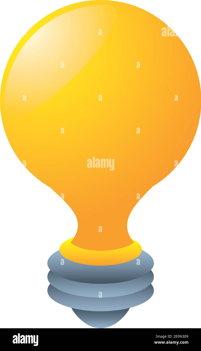 light bulb energy electricity power icon vector illustration Stock ...