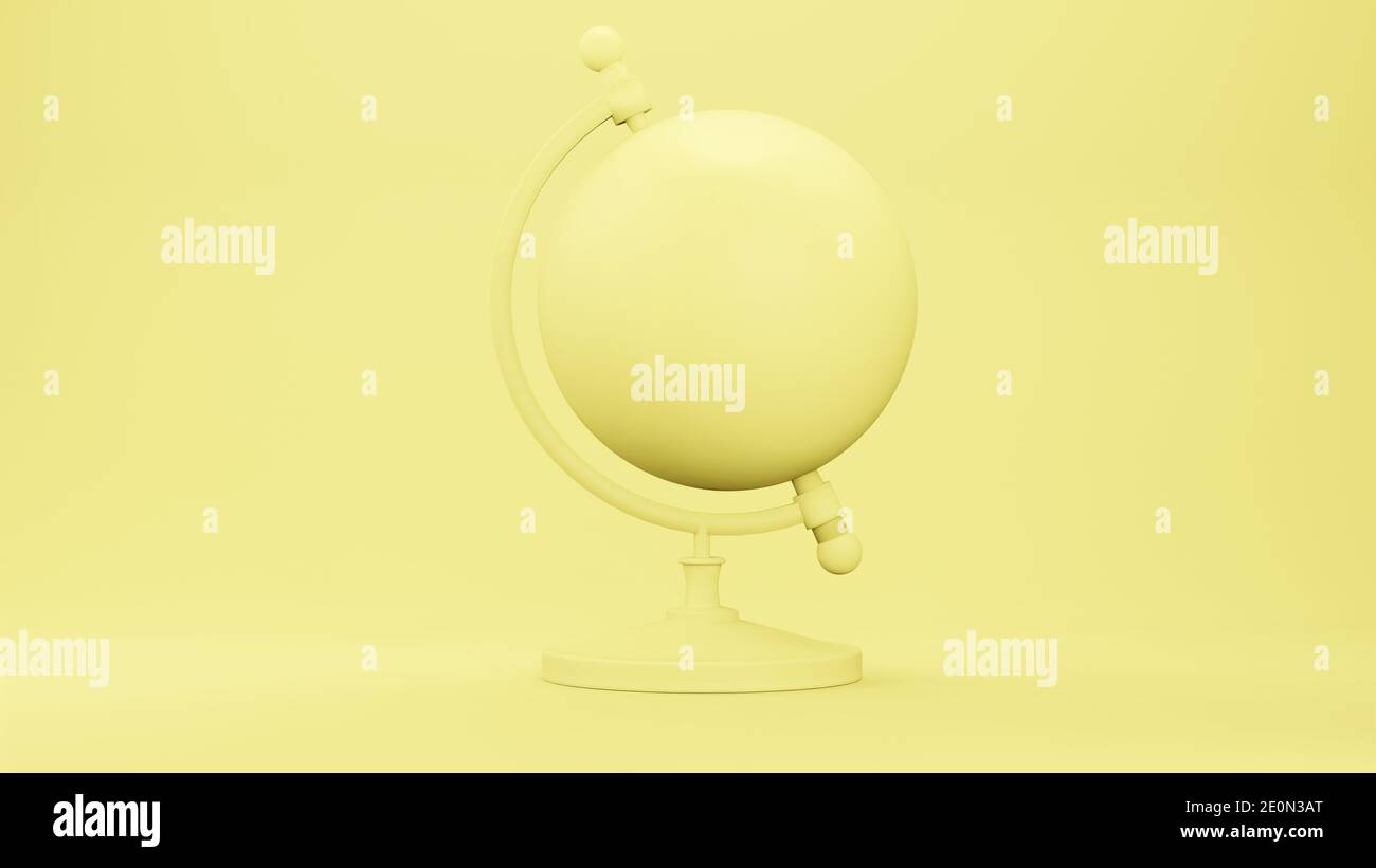 Earth model globe model , 3D render Stock Photo - Alamy