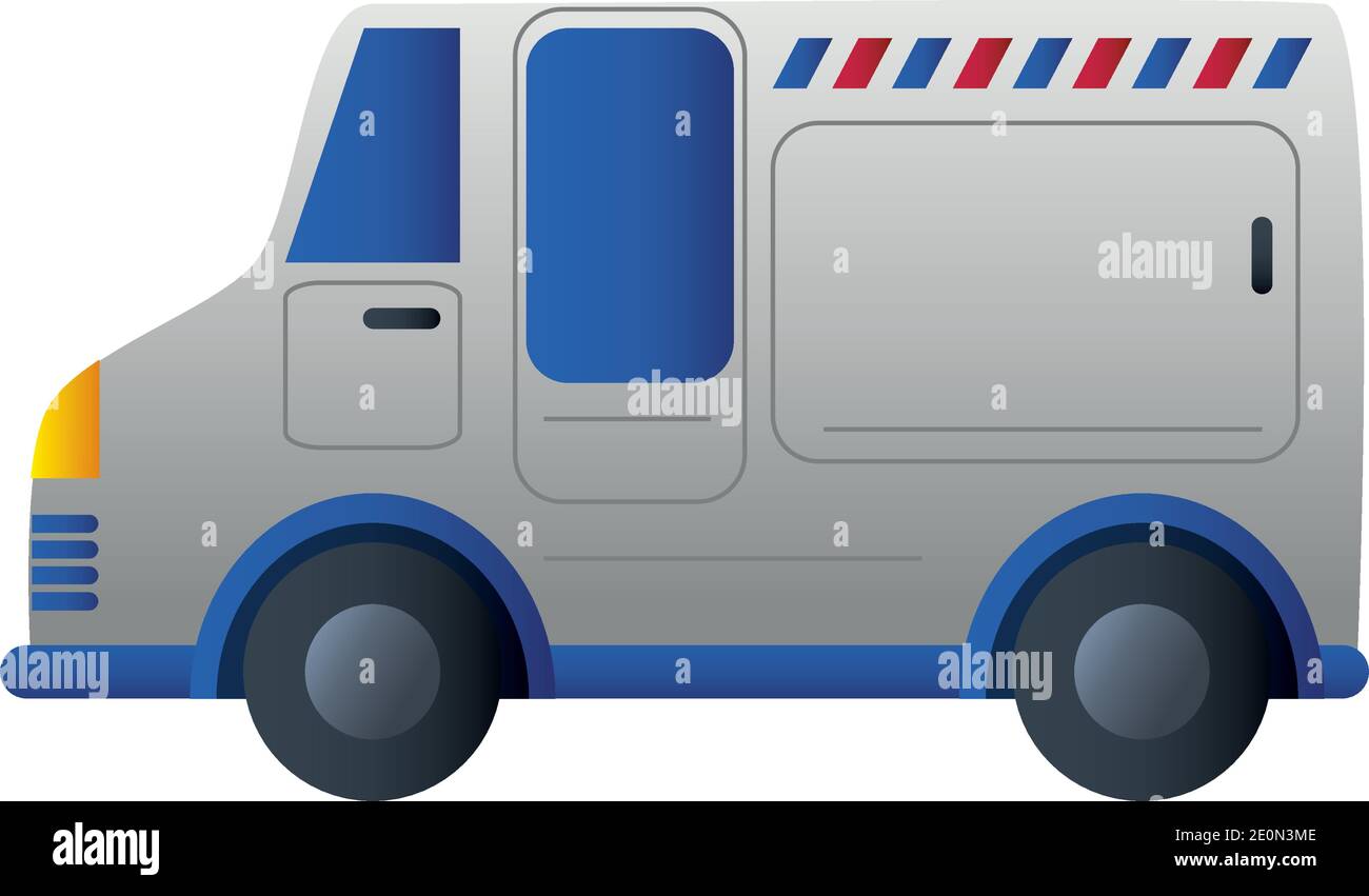 postal service, truck transport exzpress, post service concept icon ...