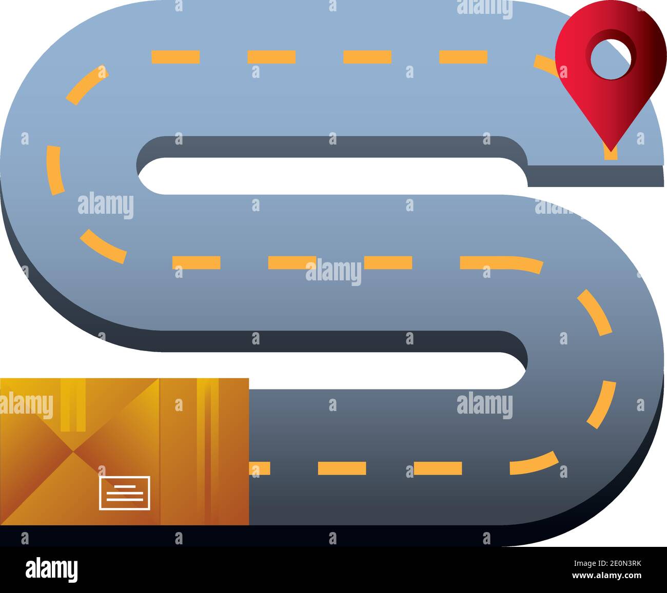 postal service, parcel delivery service and tracking app vector ...