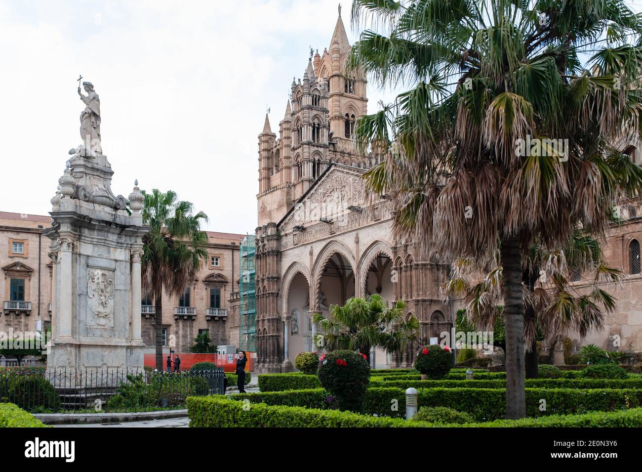 Palermo, Sicily, Italy. 30th Dec, 2020. A tourist seen at Palermo ...