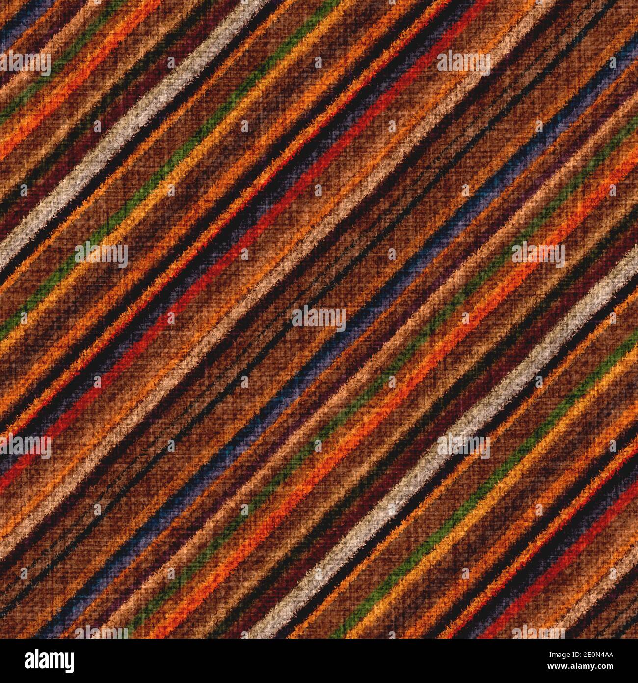 Variegated multicolor diagonal tapestry stripe woven texture. Space ...