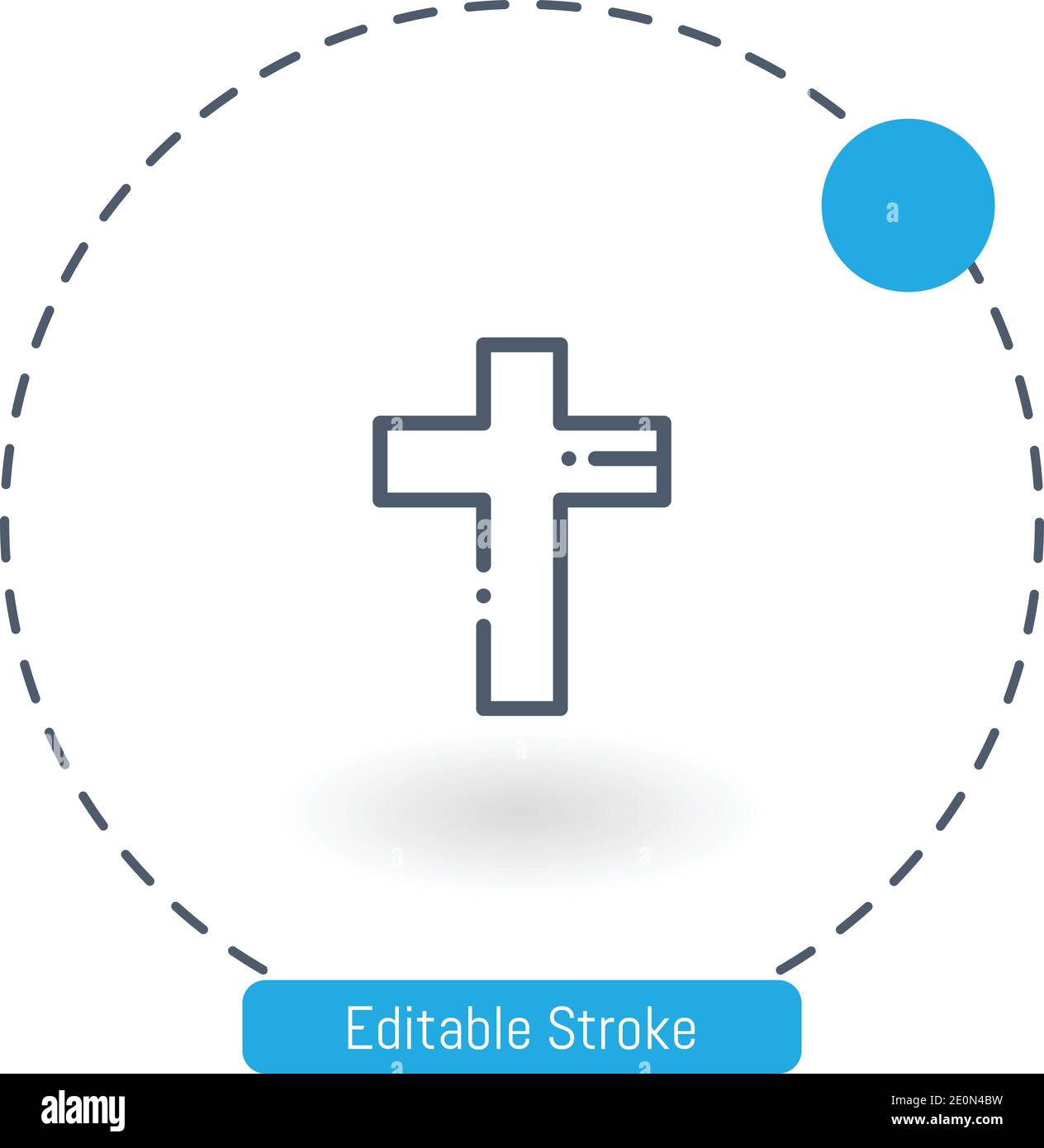 god vector icon editable stroke outline icons for web and mobile Stock ...