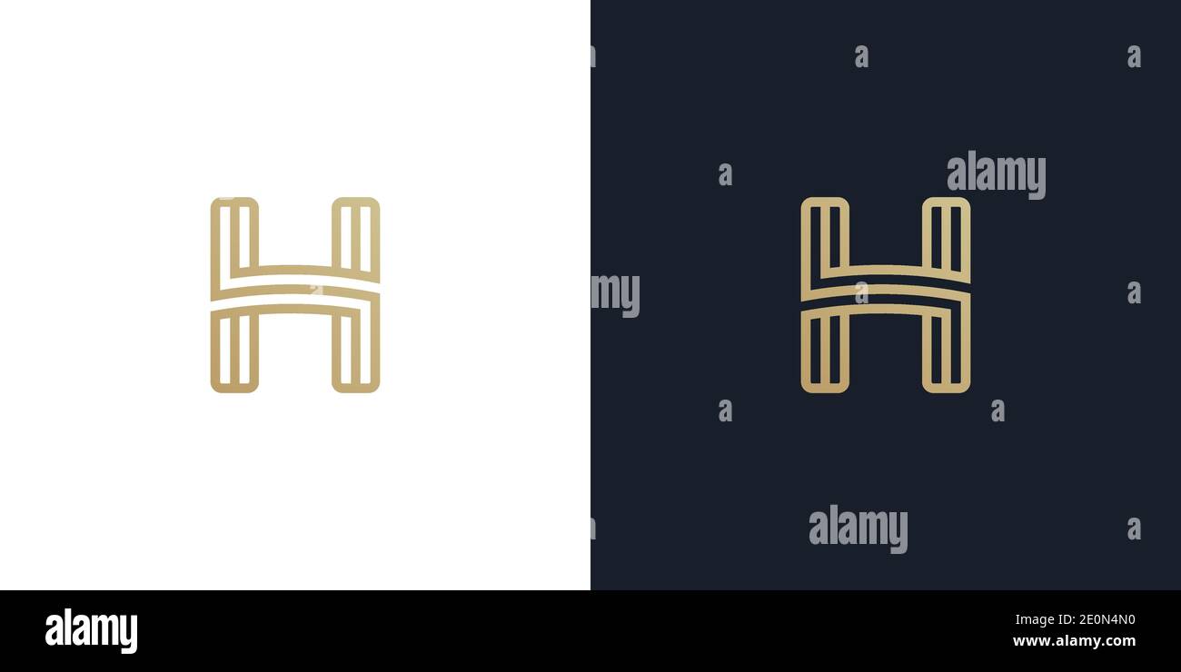Letter h logo hi-res stock photography and images - Alamy