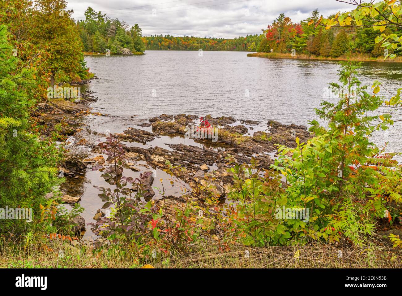 Whitefish Rapids Algonquin Highlands Haliburton County Ontario Canada ...