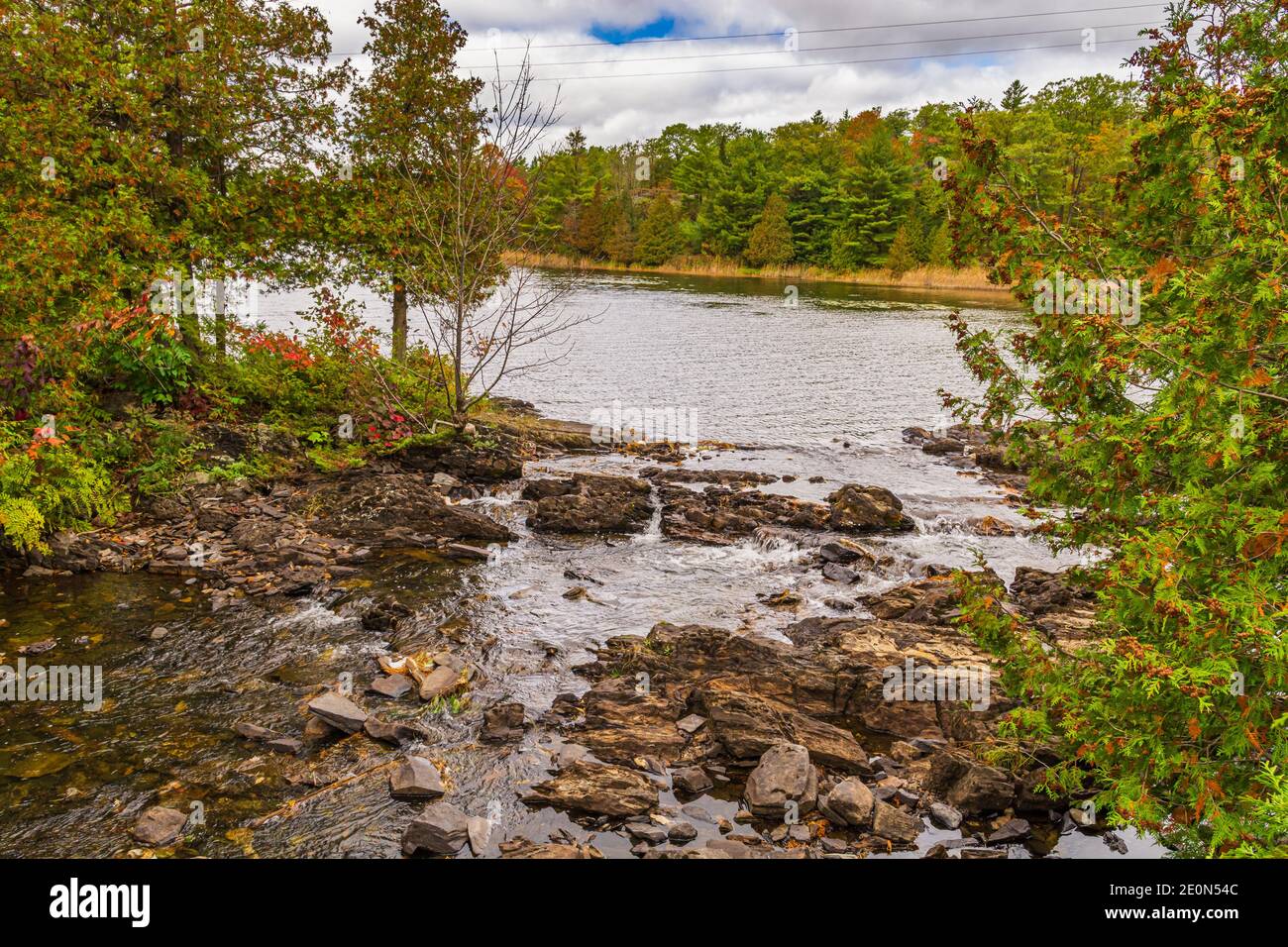Whitefish Rapids Algonquin Highlands Haliburton County Ontario Canada ...