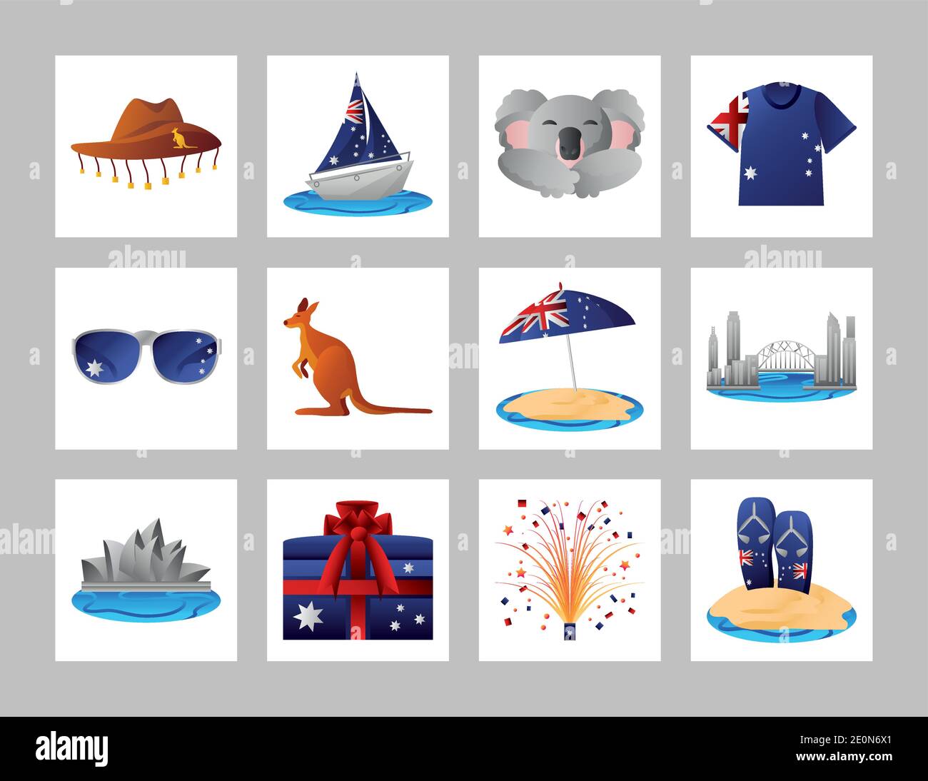 australia day, travel vacation australian famous landmark and national ...