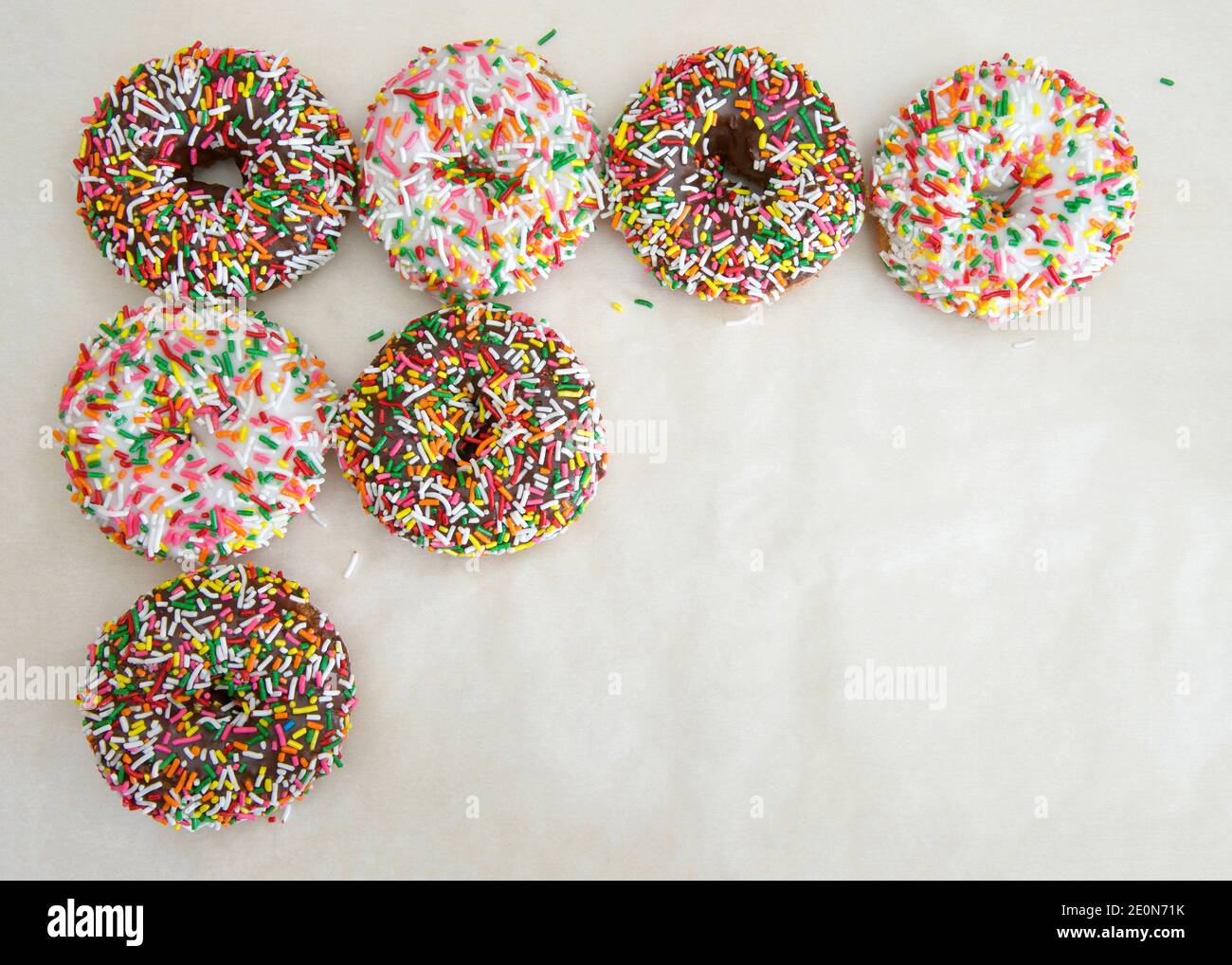 Side view donut on white hi-res stock photography and images - Alamy