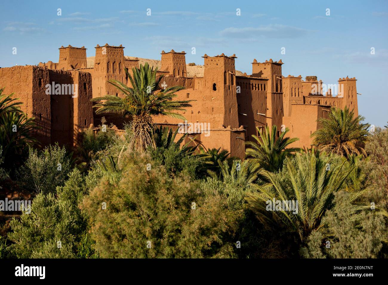 The magnificent fortified city of Ait Benhaddou, located in the High ...