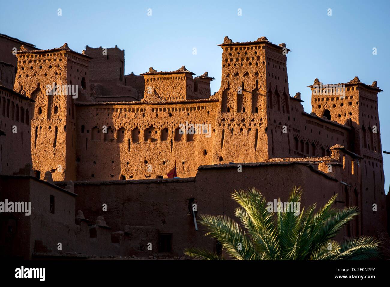The magnificent fortified city of Ait Benhaddou, located in the High ...