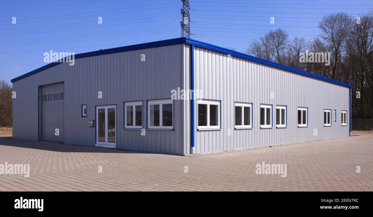 Factory and warehouse vector hi-res stock photography and images - Alamy