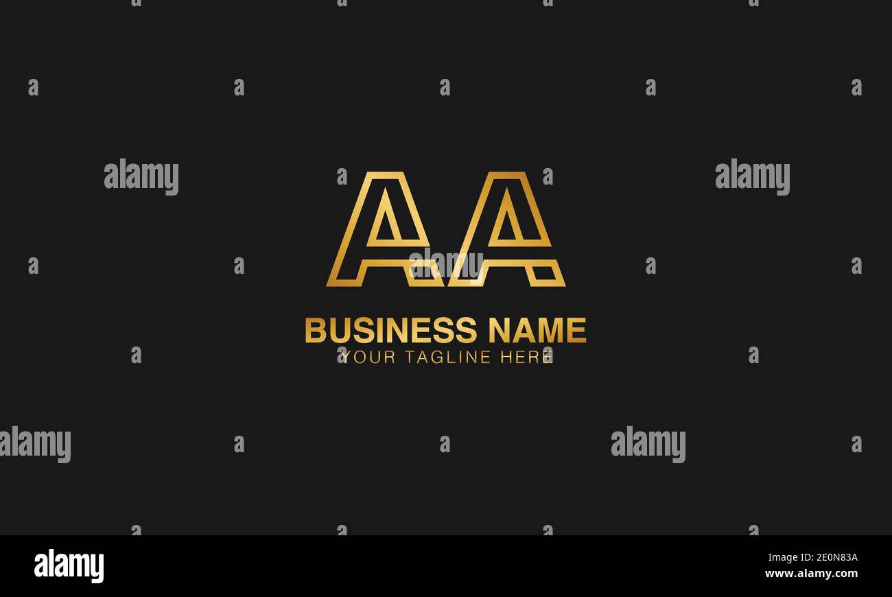 AA A initial logo | initial based abstract modern minimal creative logo ...