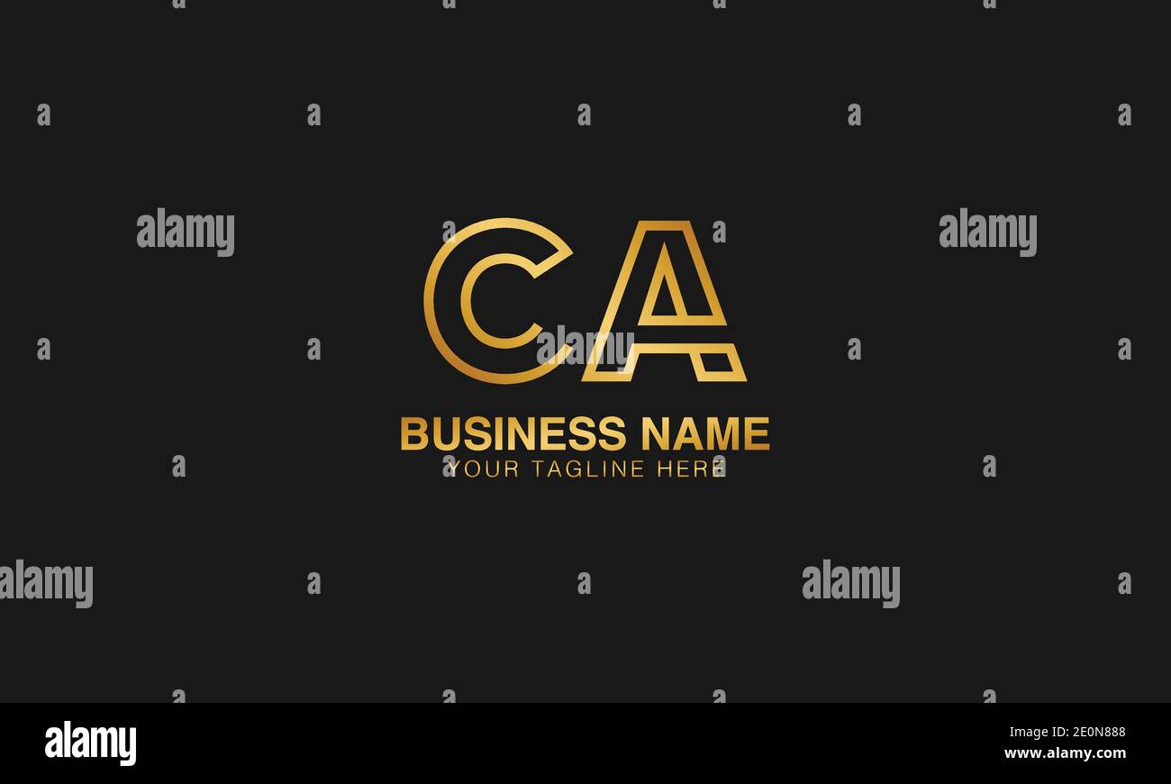 CA C A initial logo | initial based abstract modern minimal creative ...