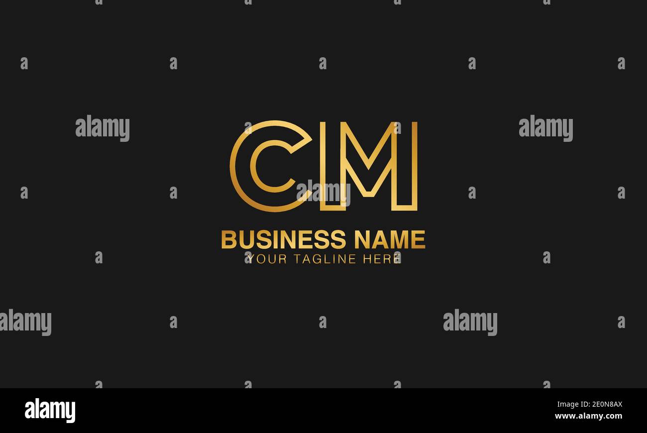 CM C M initial logo | initial based abstract modern minimal creative ...
