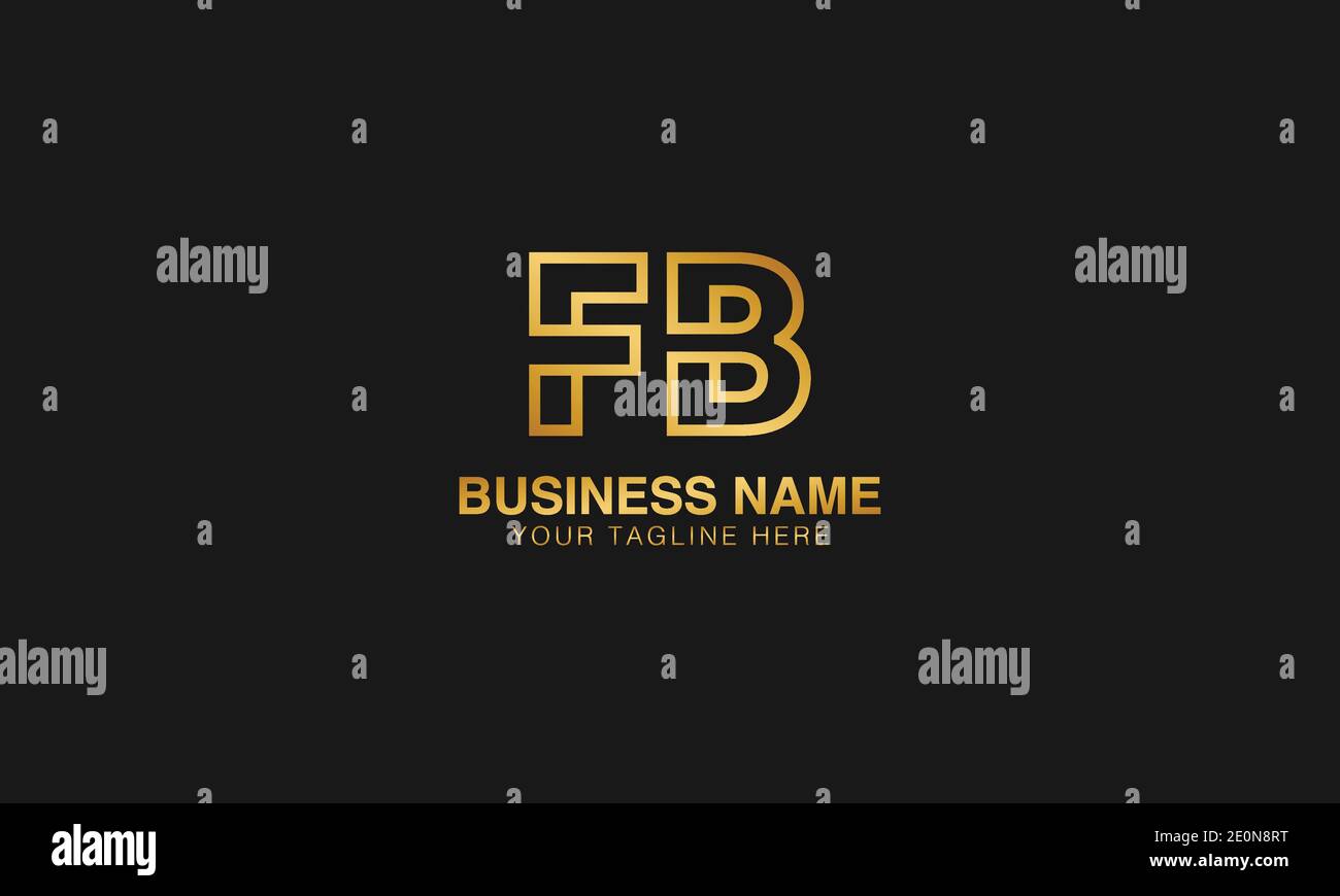 Letter F B Logo High Resolution Stock Photography and Images - Alamy