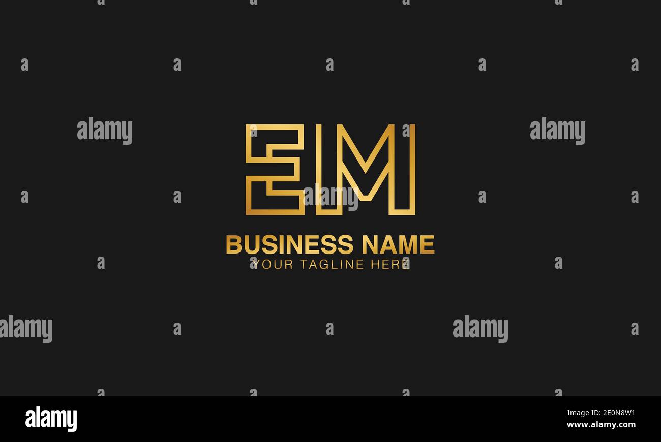 Em logo hi-res stock photography and images - Alamy