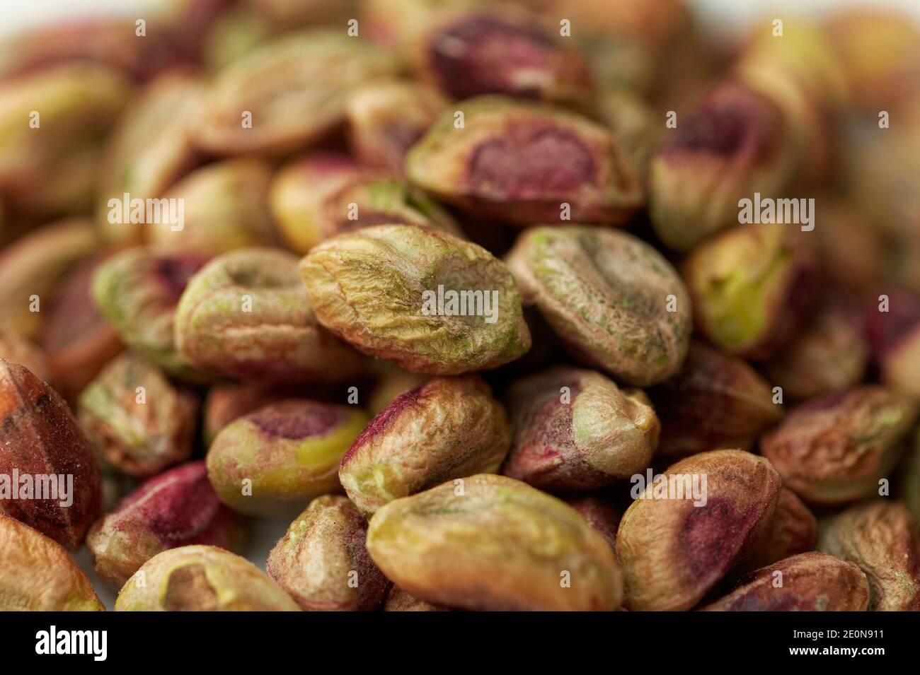 Dry fruits , pista pistachio nuts spread on white background Stock ...