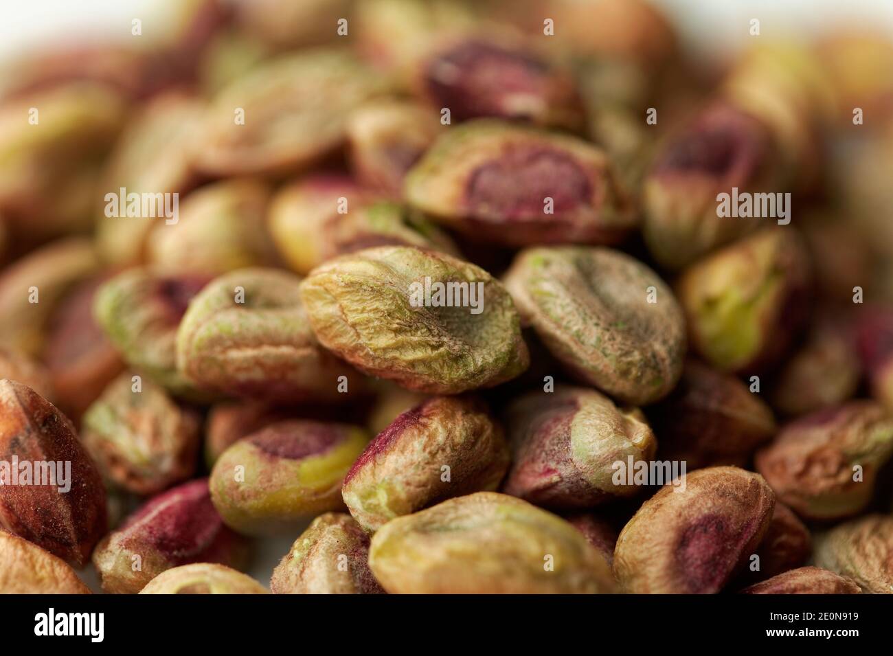 Dry fruits , pista pistachio nuts spread on white background Stock ...