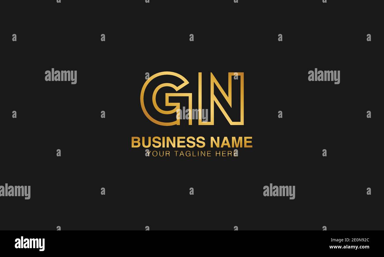 GN G N initial based letter typography logo design vector Stock Vector ... GN G N initial based letter typography logo design vector Stock Vector ...
