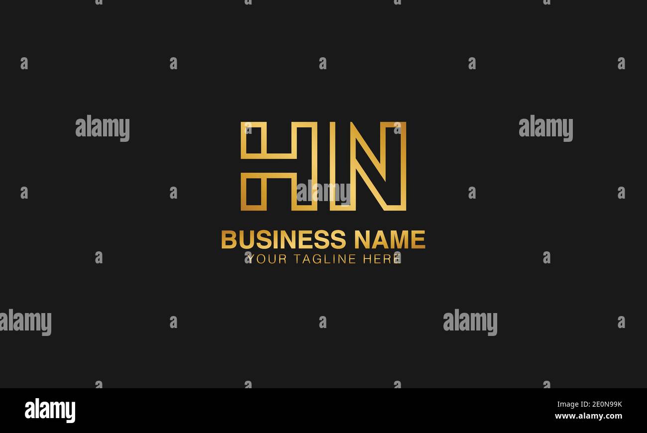 HN H N initial based letter typography logo design vector Stock Vector ... HN H N initial based letter typography logo design vector Stock Vector ...