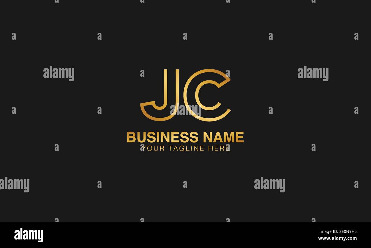 Letter jc vector vectors hi-res stock photography and images - Alamy