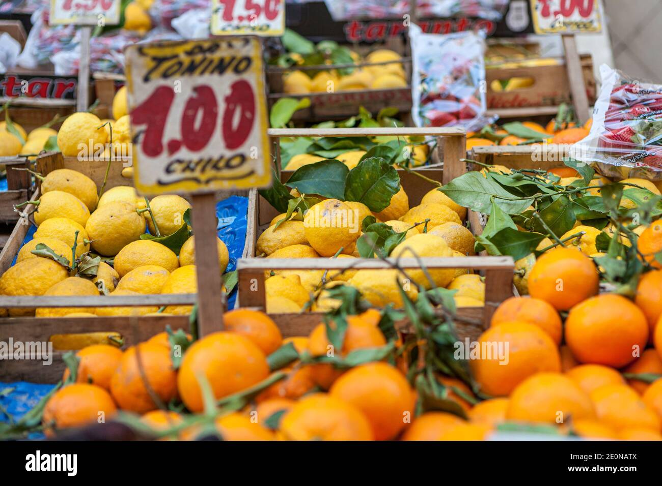 Orange color lemons for sale hi-res stock photography and images - Alamy