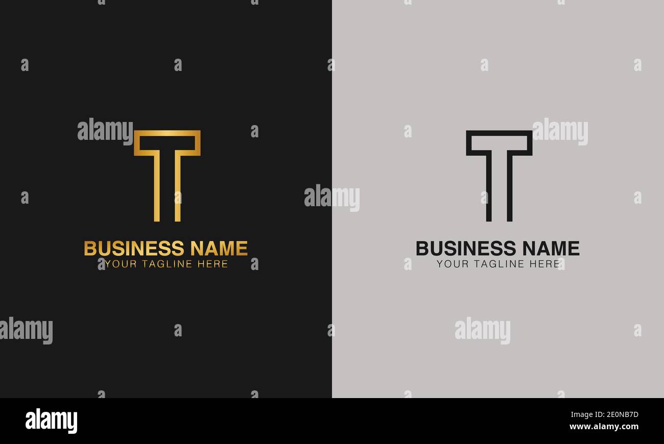 TT T initial based letter typography logo design vector Stock Vector ...