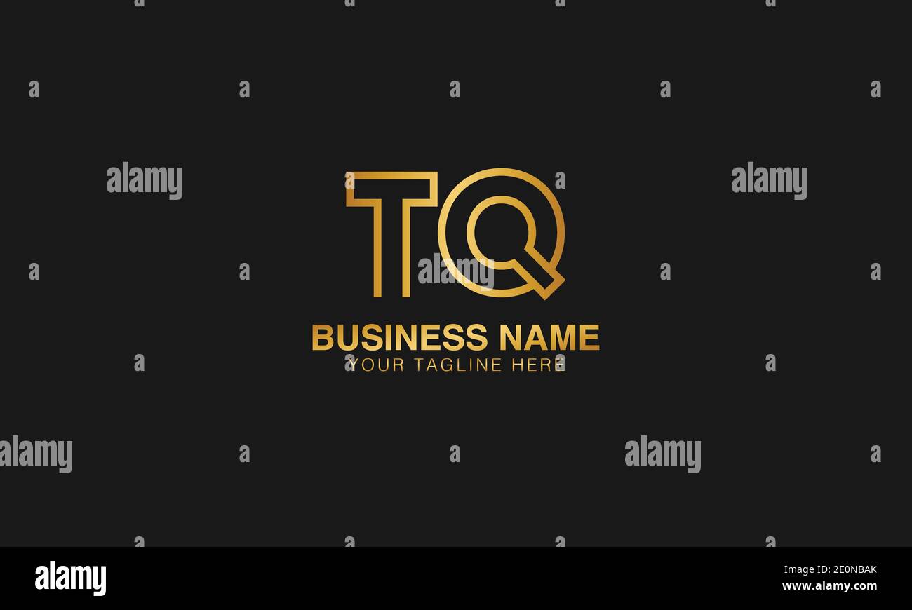 TQ T Q initial based letter typography logo design vector Stock Vector Image & Art - Alamy