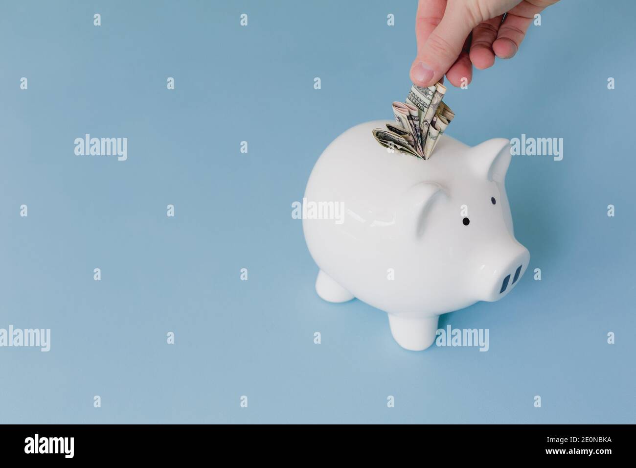 saving money piggy bank Stock Photo - Alamy