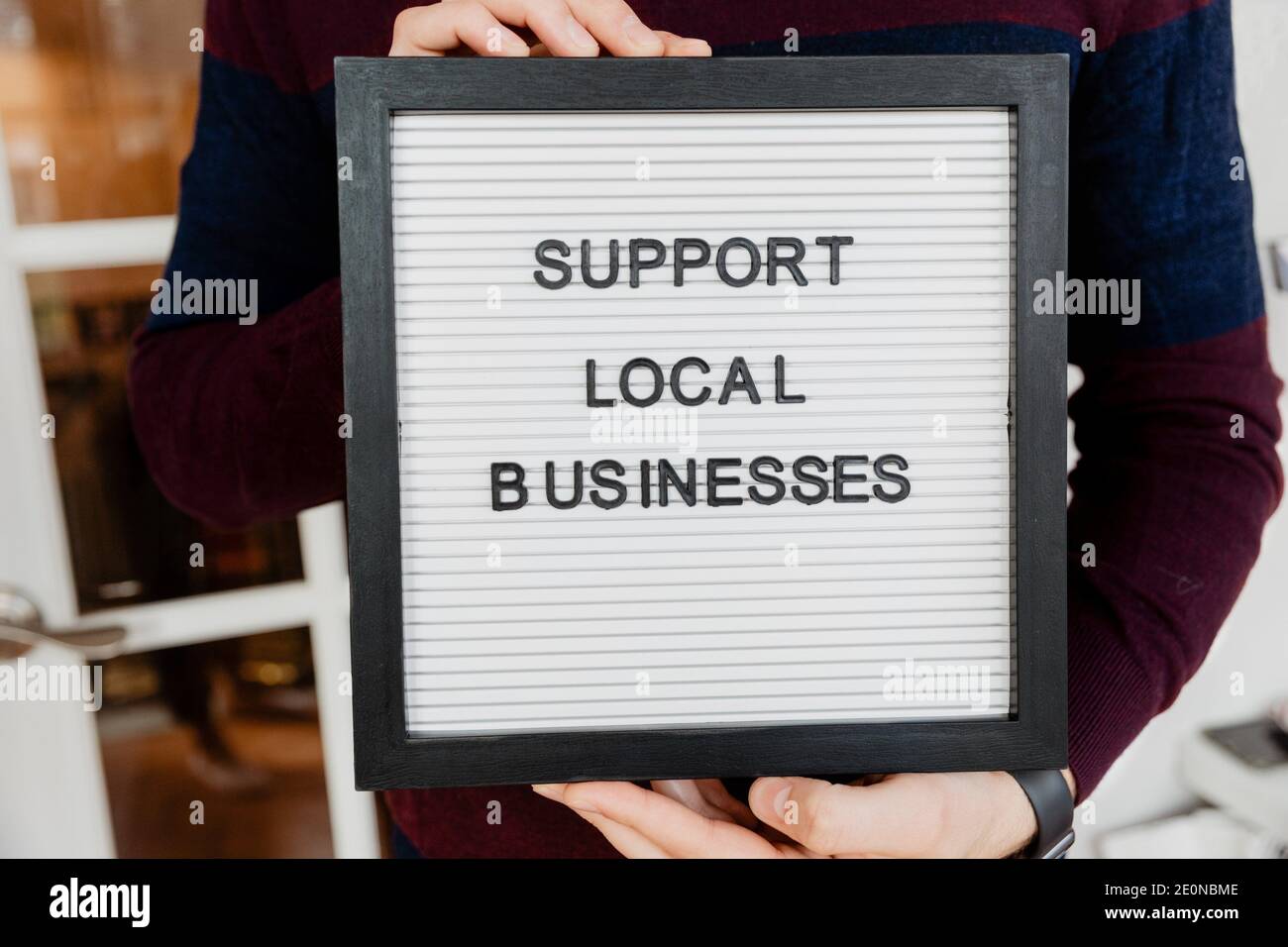 support local businesses Stock Photo - Alamy
