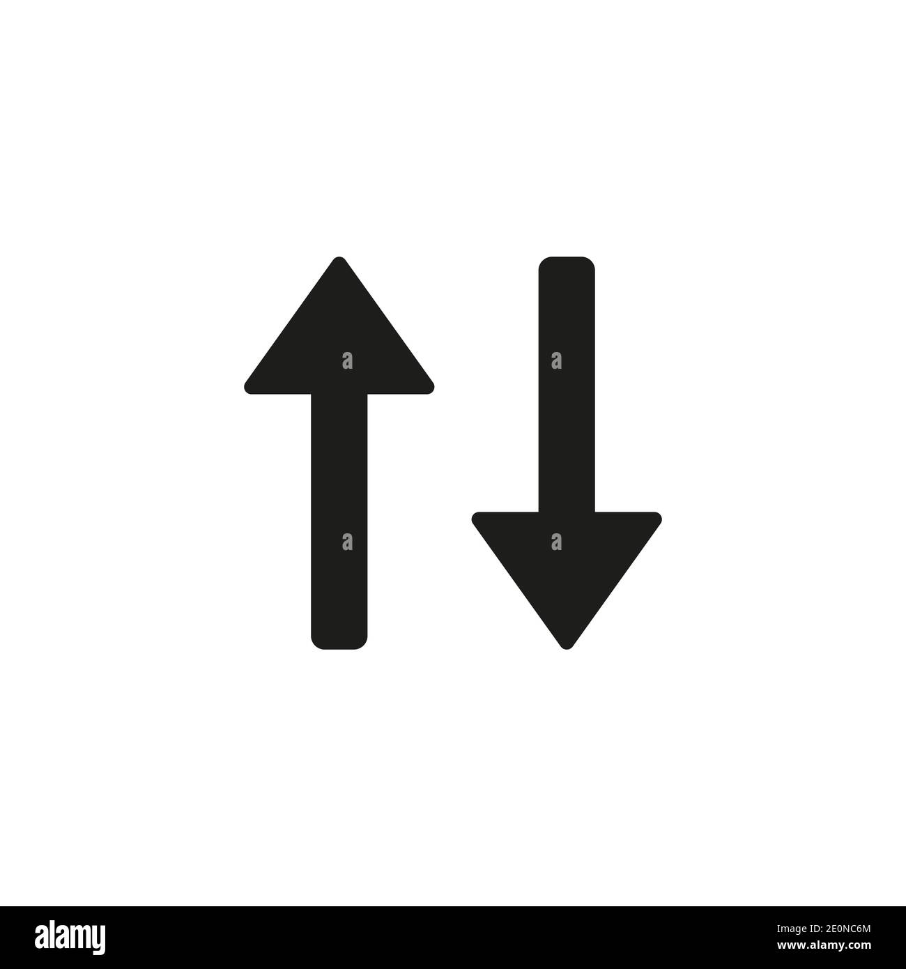 arrow icon, vector best flat icon. Sort icon vector isolated on white ...