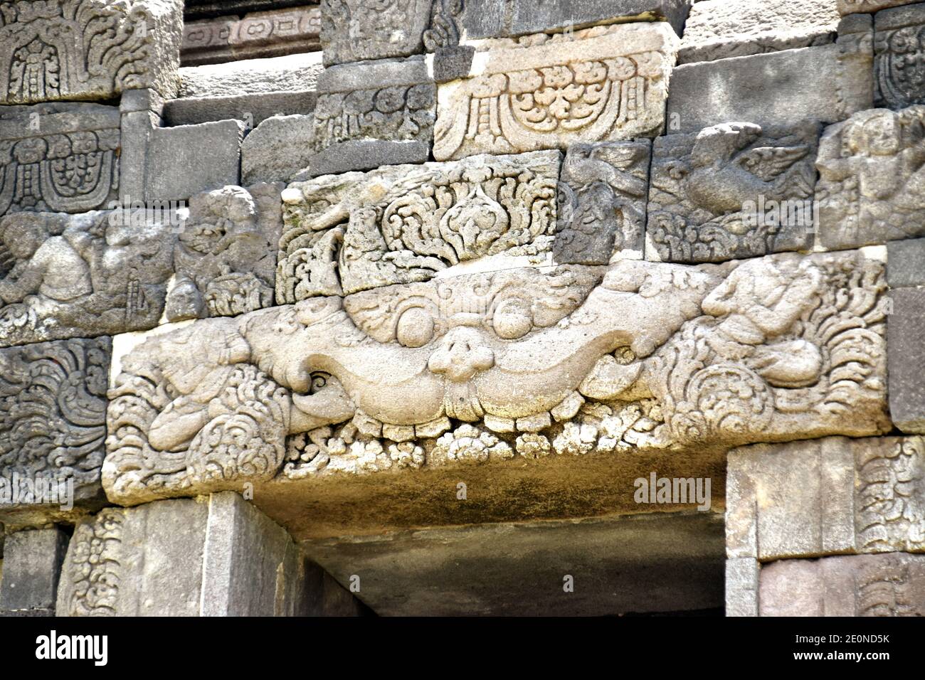 kala and male figures relief at southern main temple's entrance in the ...