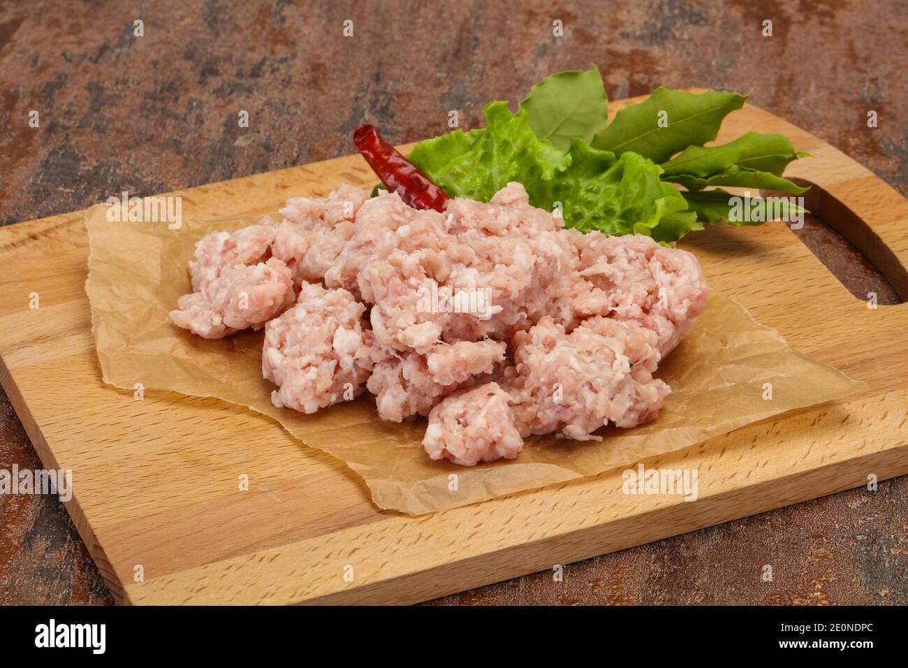 Homemade pork minced meat ready for cooking Stock Photo - Alamy
