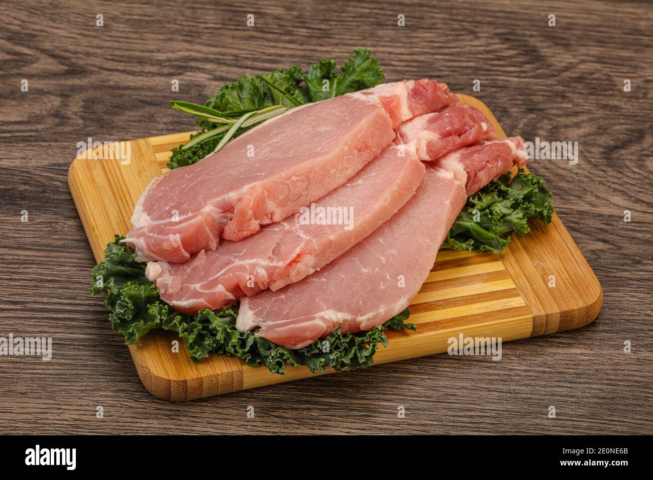 Raw pork meat steak for cooking Stock Photo - Alamy