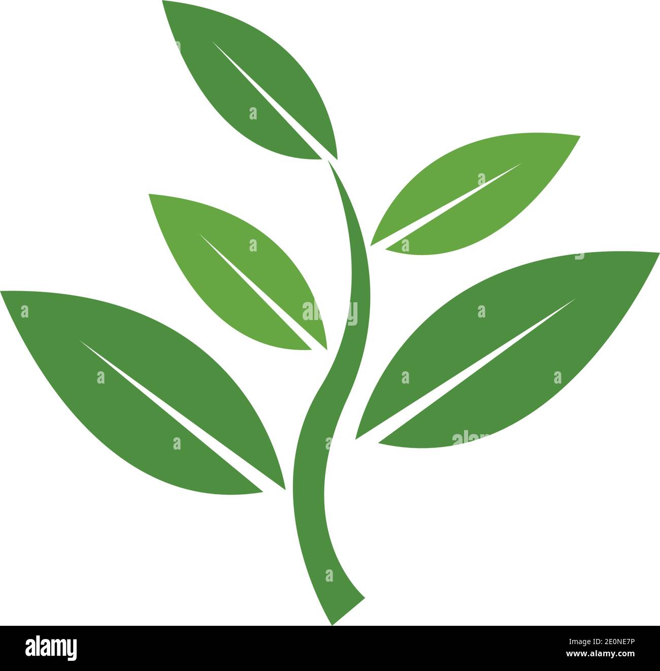 Logos of green Tree leaf ecology nature element vector Stock Vector ...