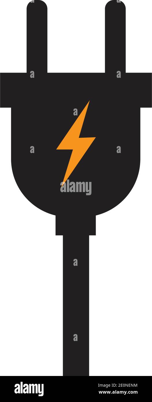 electrical plug Logo Template vector icon illustration design Stock ...