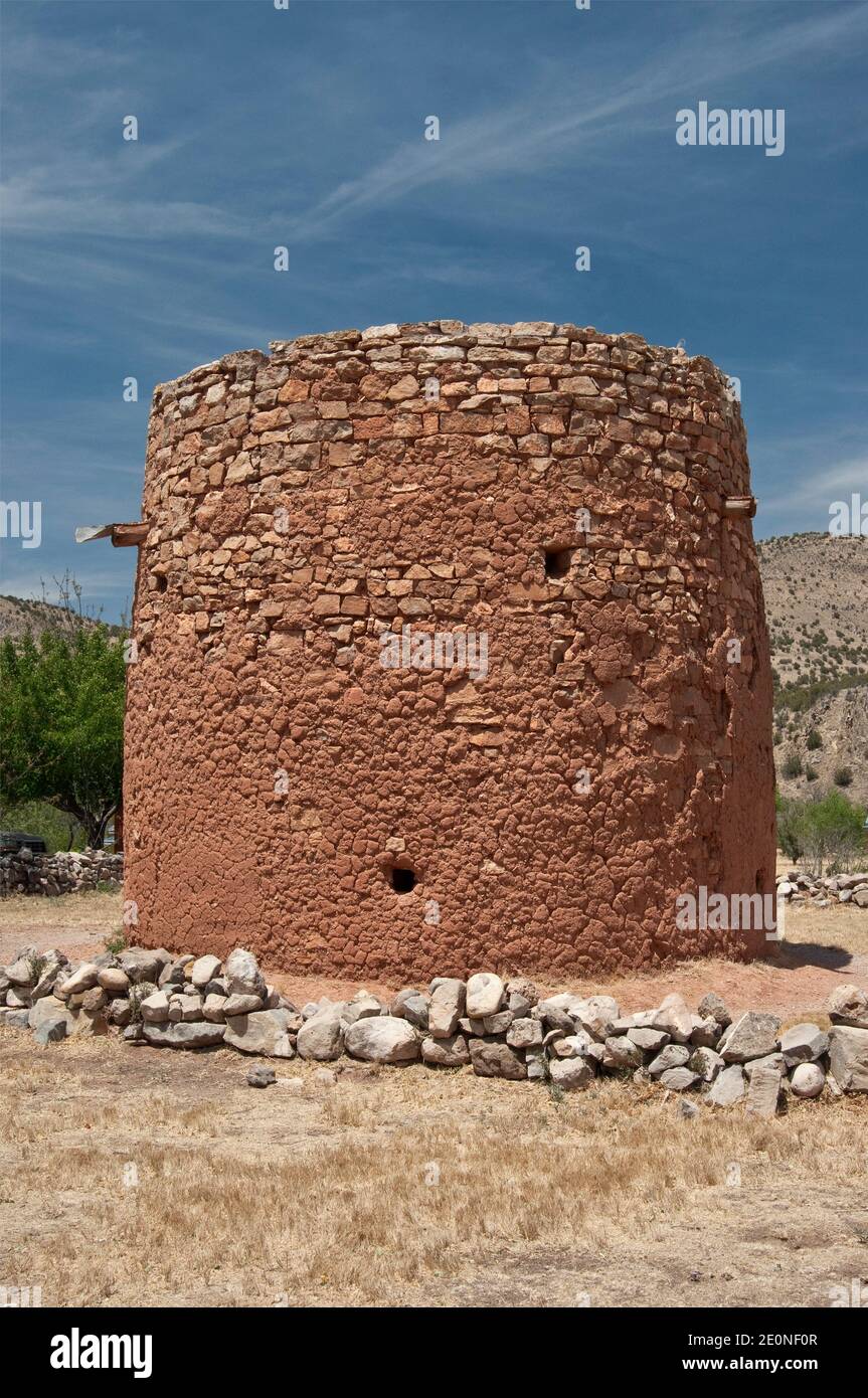 Torreon, defensive tower at Lincoln Historic District, Lincoln, New ...