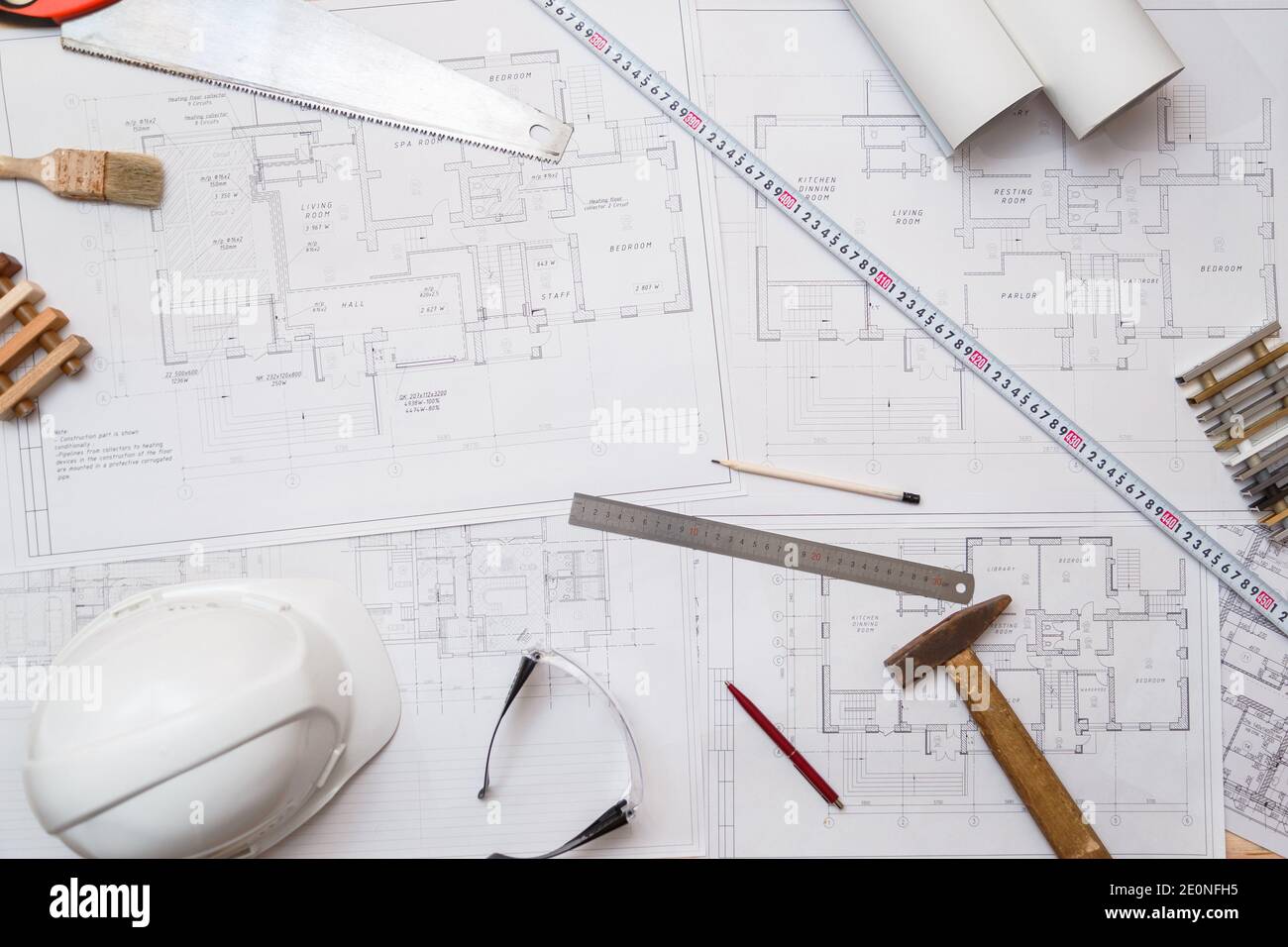 Architect pencil drawings hi-res stock photography and images - Alamy