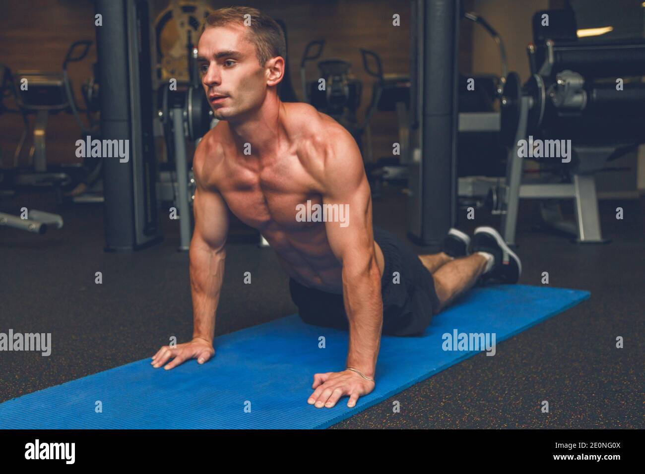 Plank position exercise hi-res stock photography and images - Alamy