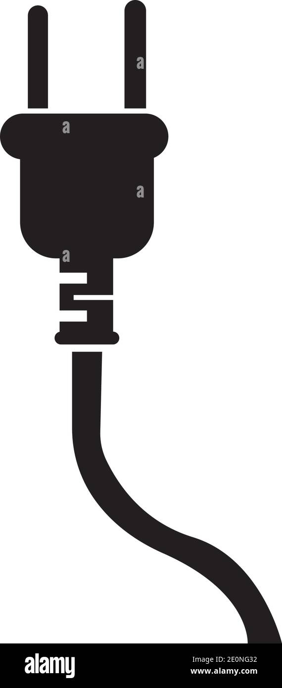 electrical plug Logo Template vector icon illustration design Stock ...