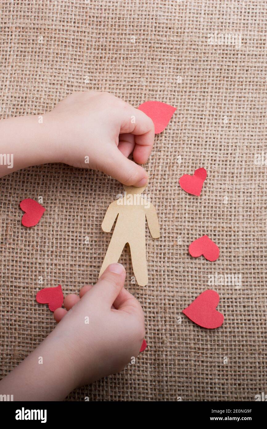 Human heart cut out hi-res stock photography and images - Alamy