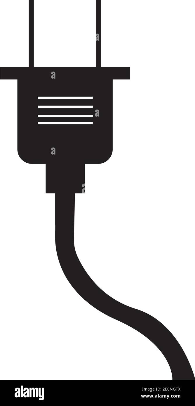 electrical plug Logo Template vector icon illustration design Stock ...