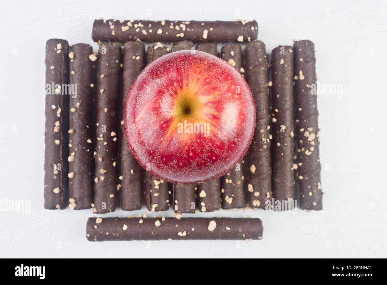Cubanito crocanti, wafers covered with vegetable fat with cocoa ...